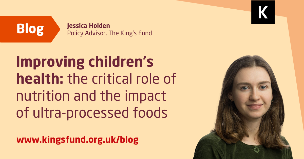Improving Children’s Health: The Critical Role Of Nutrition And The ...