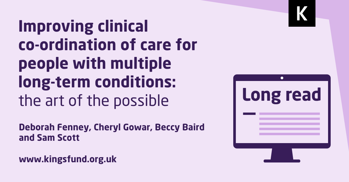 Improving Clinical Coordination Of Multiple Long-Term Conditions | The ...