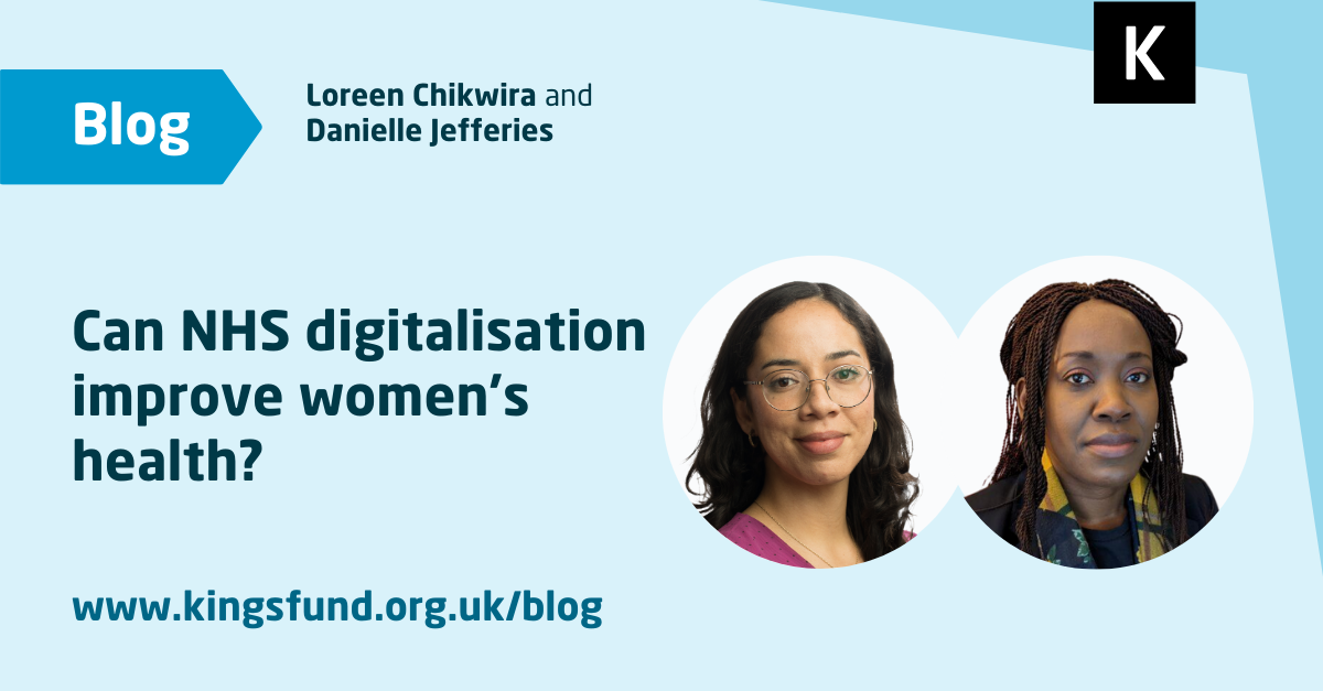 Can NHS Digitalisation Improve Women’s Health? | The King's Fund