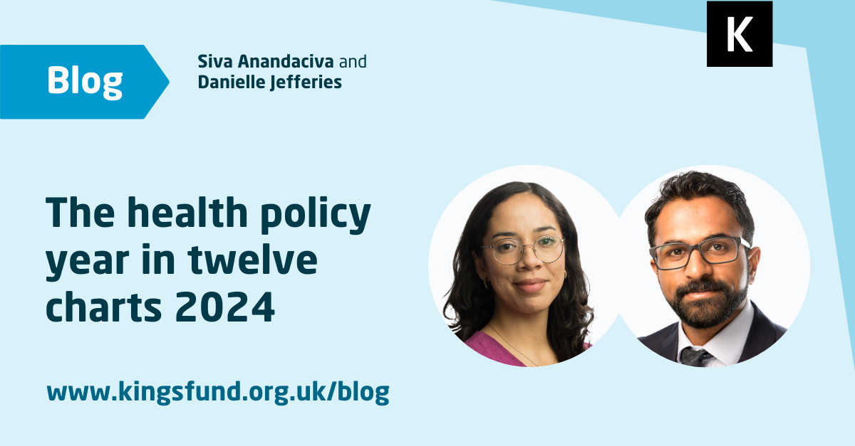 2024 Health Policy Year In 12 Charts | The King's Fund