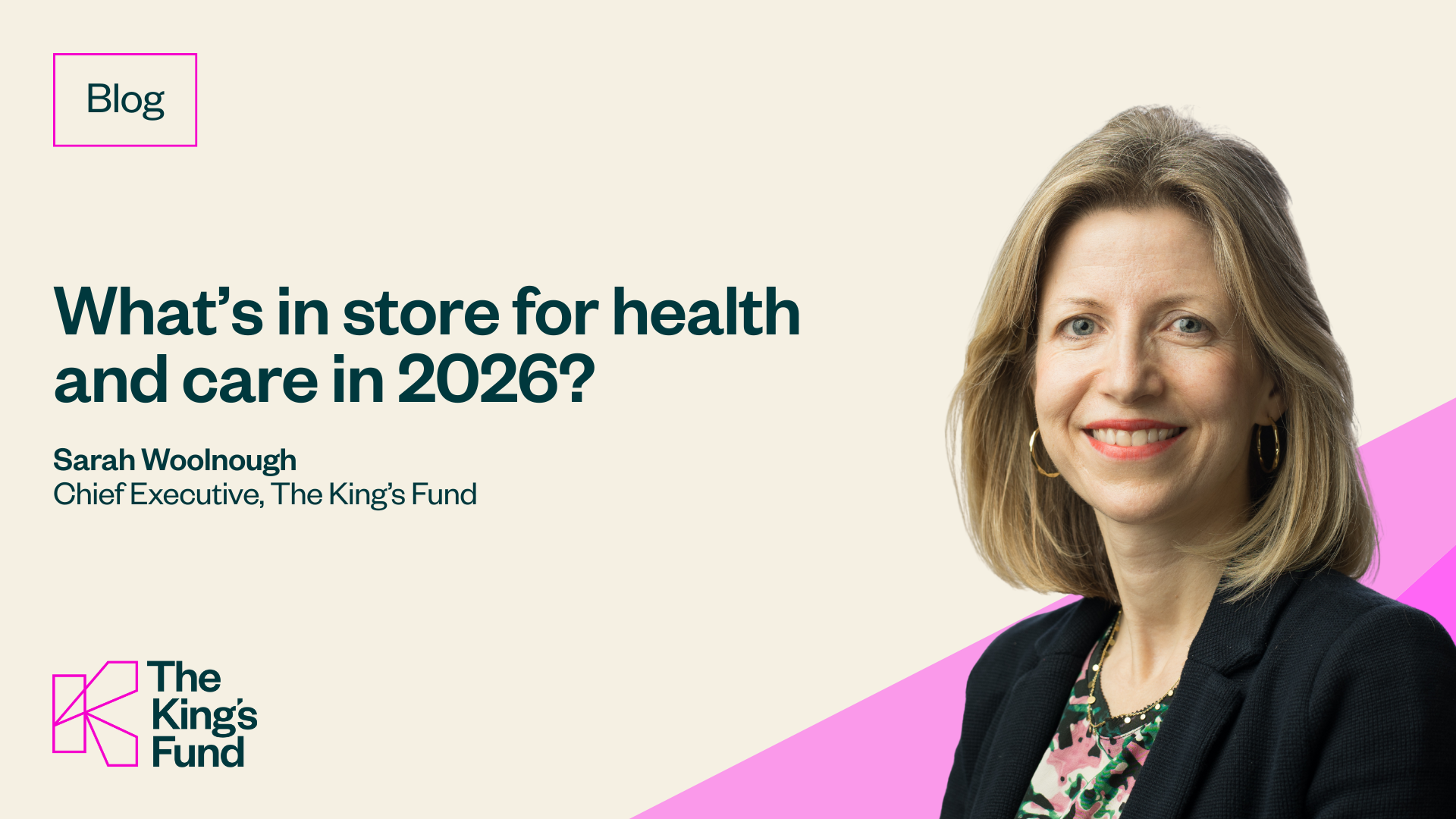 What’s In Store For Health And Care In 2026? | The King's Fund