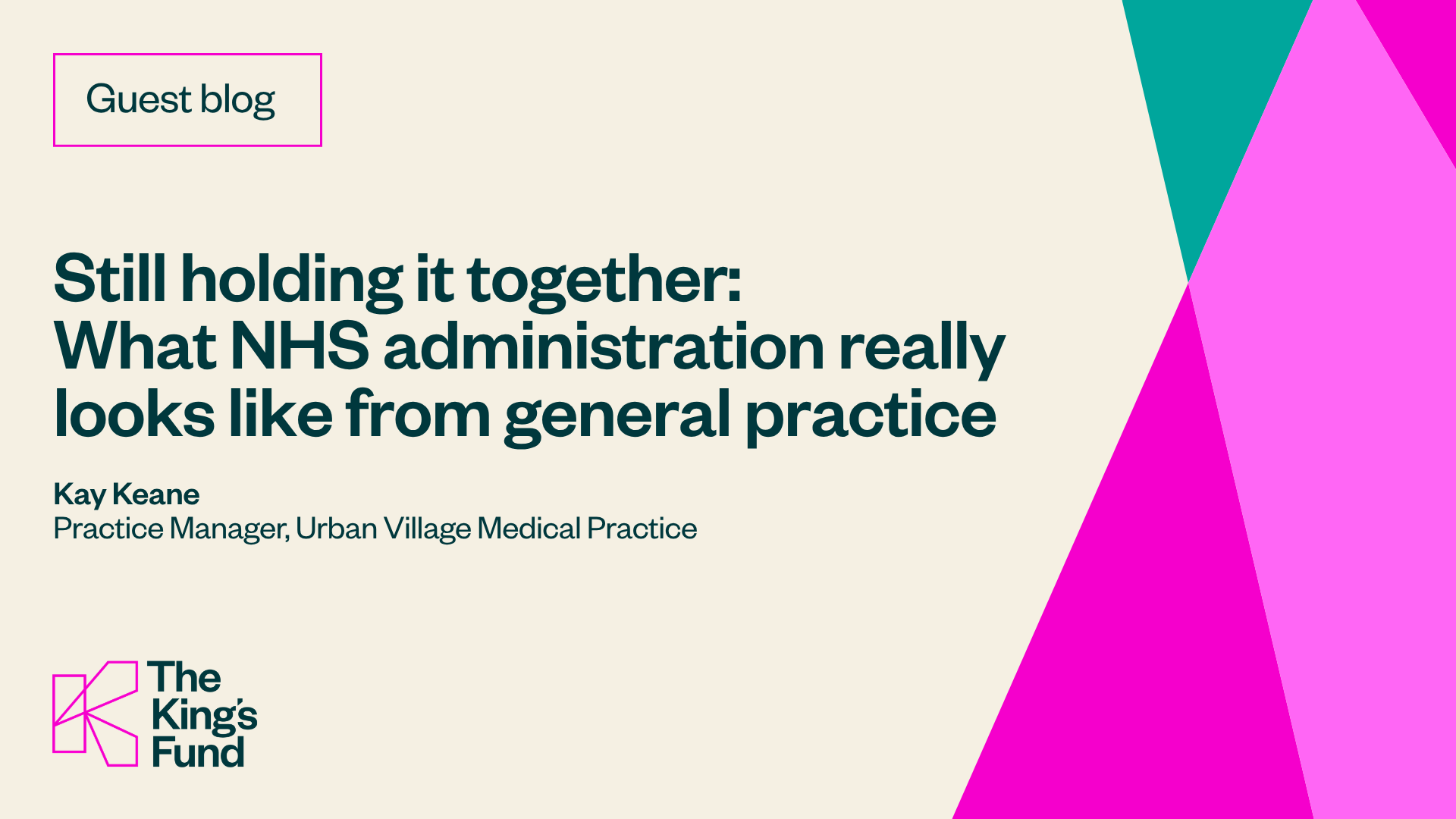 Still Holding It Together: What NHS Administration Really Looks Like ...