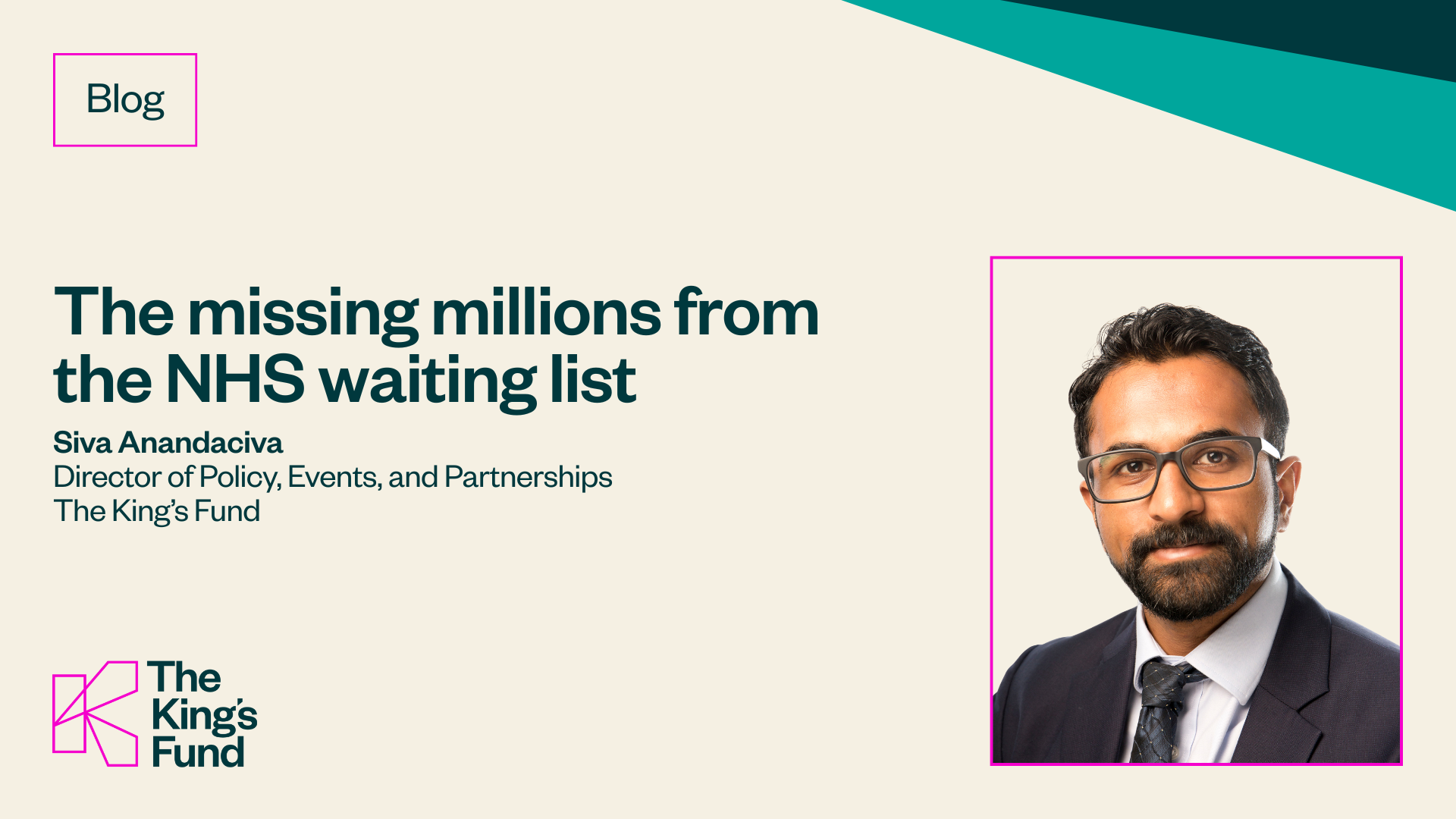 The Missing Millions From The NHS Waiting List | The King's Fund