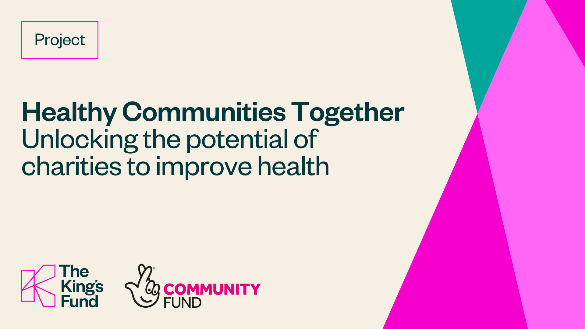 Healthy Communities Together | The King's Fund