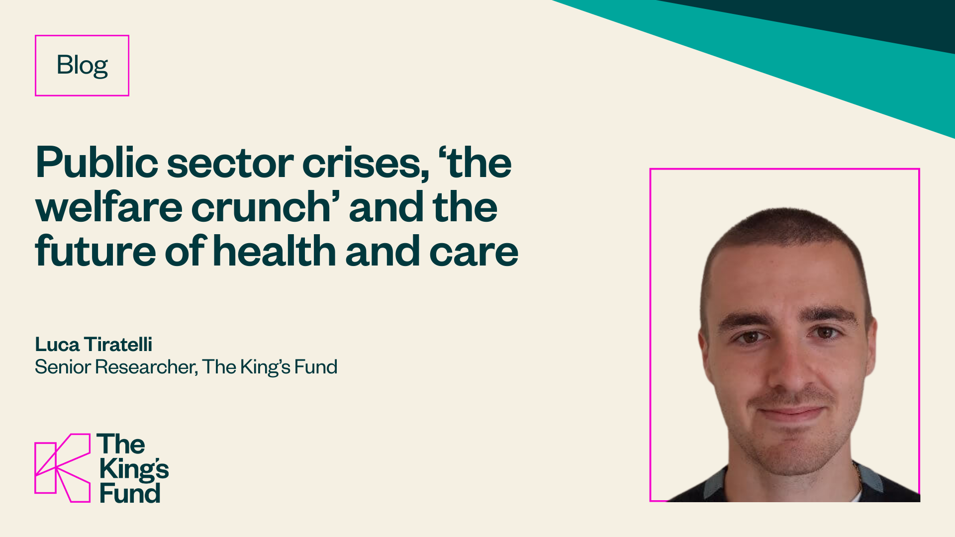 Public Sector Crises, ‘The Welfare Crunch’ And The Future Of Health And ...