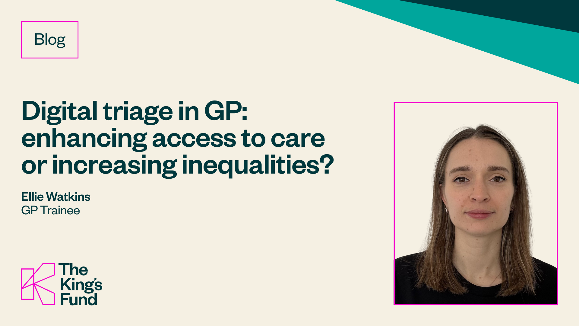 Digital Triage In GP: Enhancing Access To Care Or Increasing ...