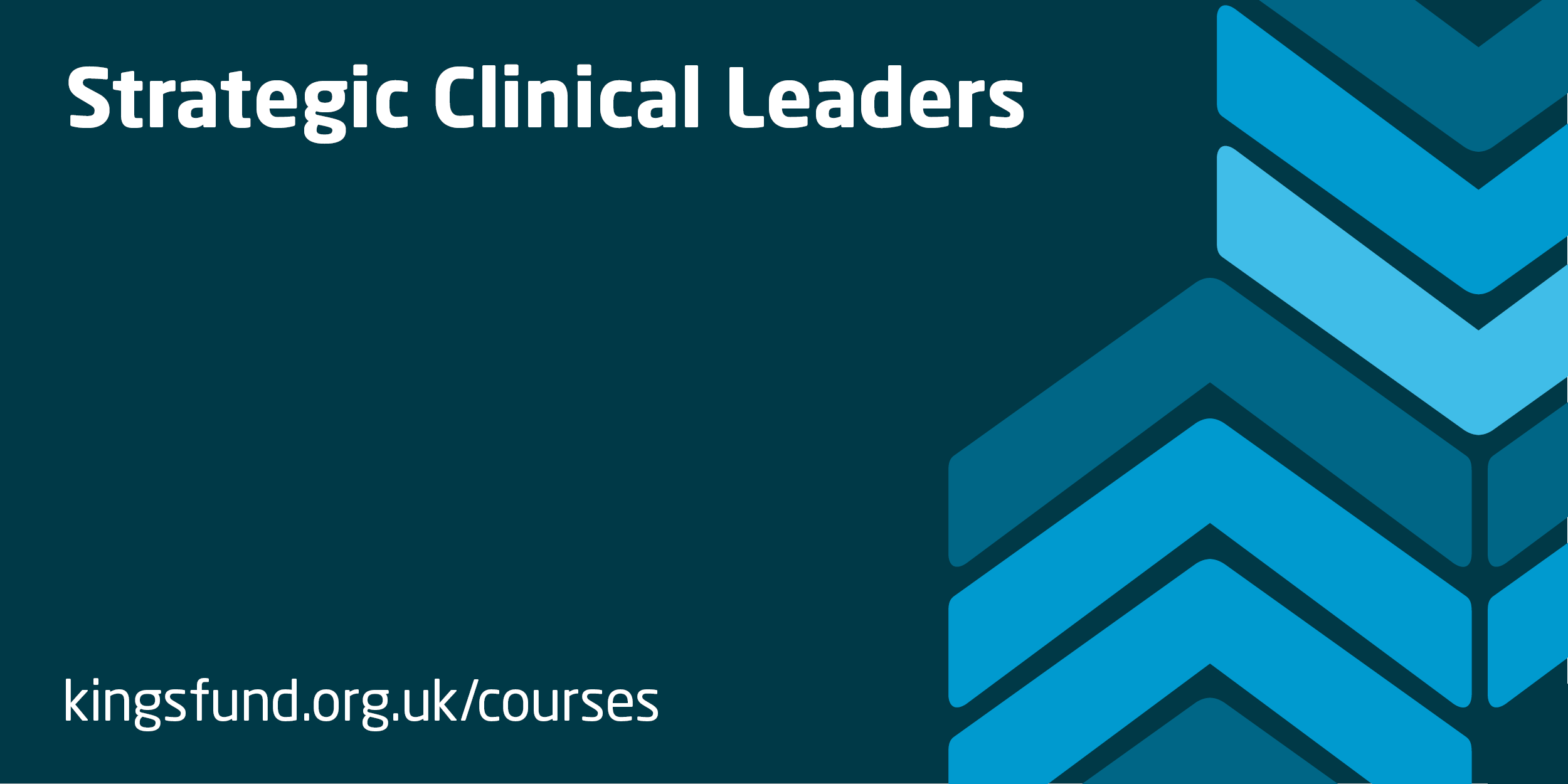 Strategic Clinical Leaders programme | The King’s Fund | The King's Fund