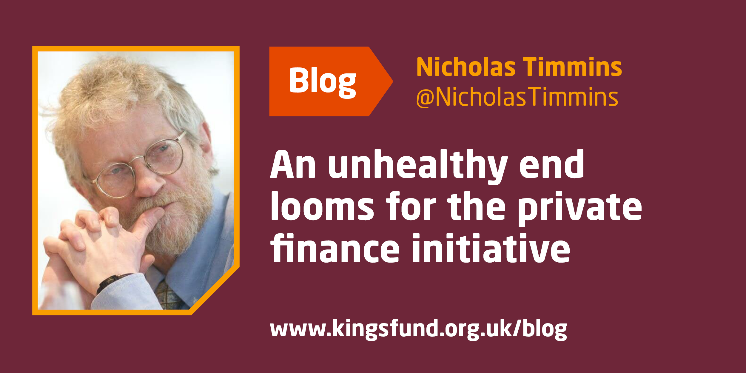An Unhealthy End Looms For The Private Finance Initiative | The King's Fund