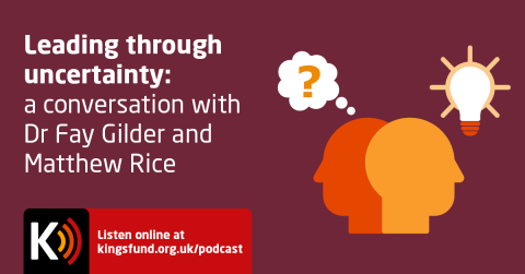 Leading through uncertainty: a conversation with Dr Fay Gilder and ...